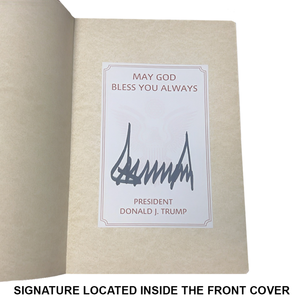 President Donald J. Trump Signature Edition Bible - Only 6 Remaining ...