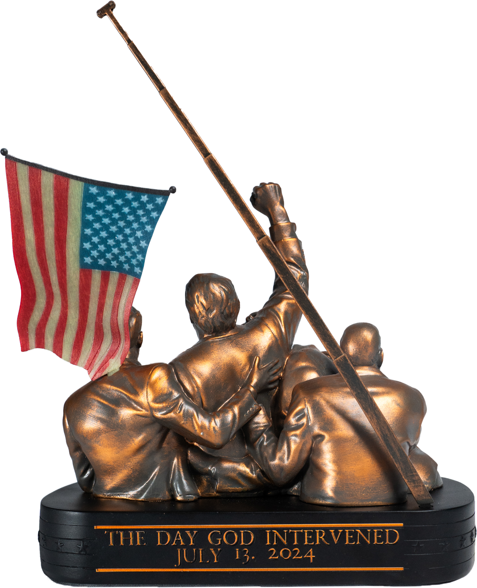 Donald J. Trump Fight Fight Fight Sculpture – God Bless The USA