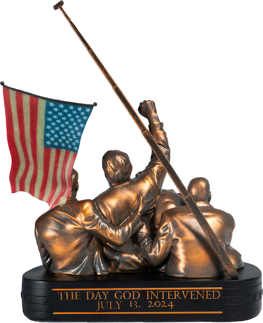 Donald J. Trump Fight Fight Fight Sculpture – God Bless The USA