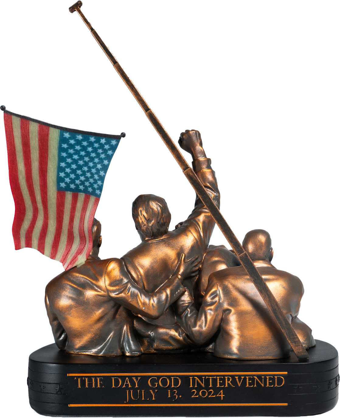 Donald J. Trump Fight Fight Fight Sculpture – God Bless The USA