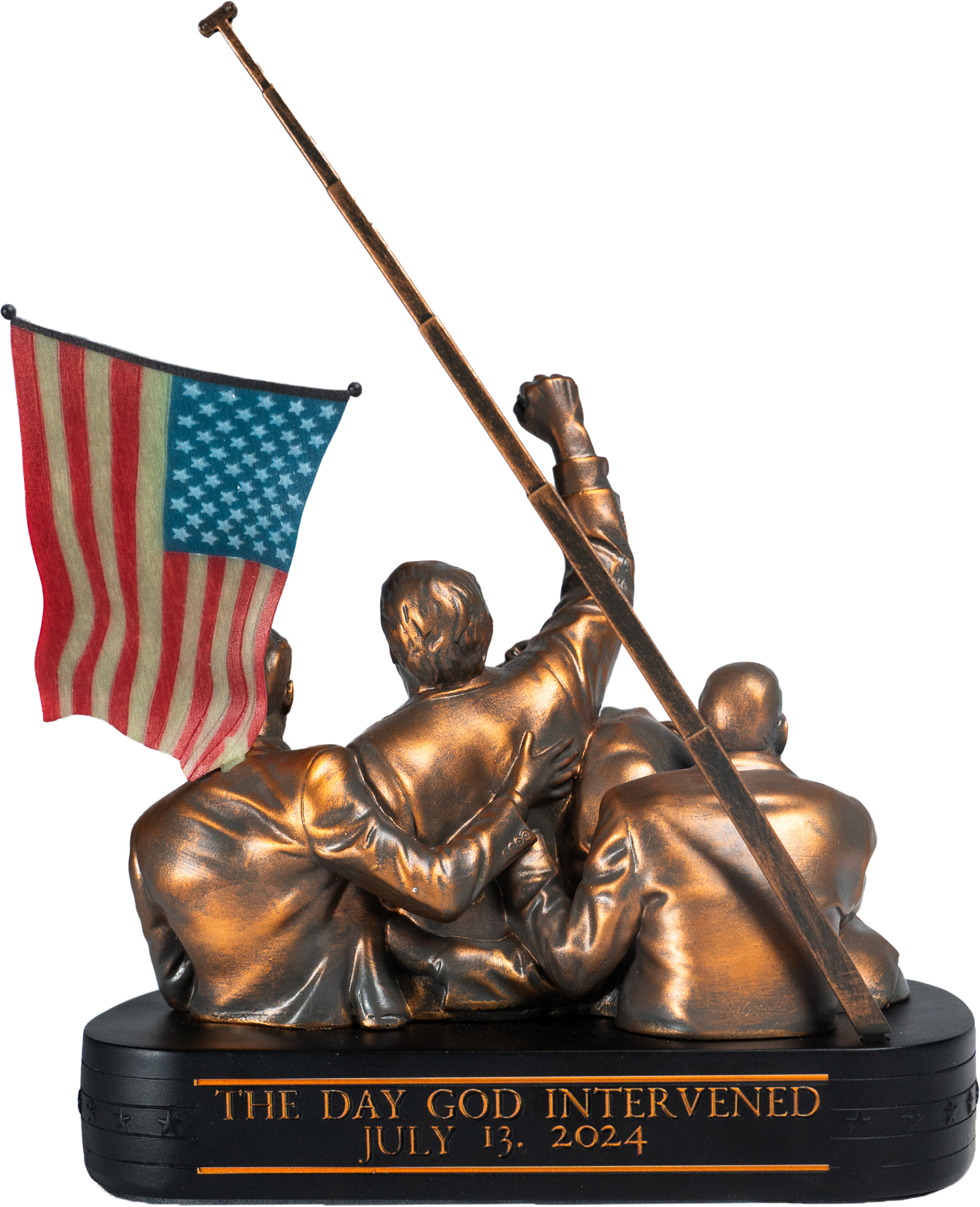 Donald J. Trump Fight Fight Fight Sculpture – God Bless The USA