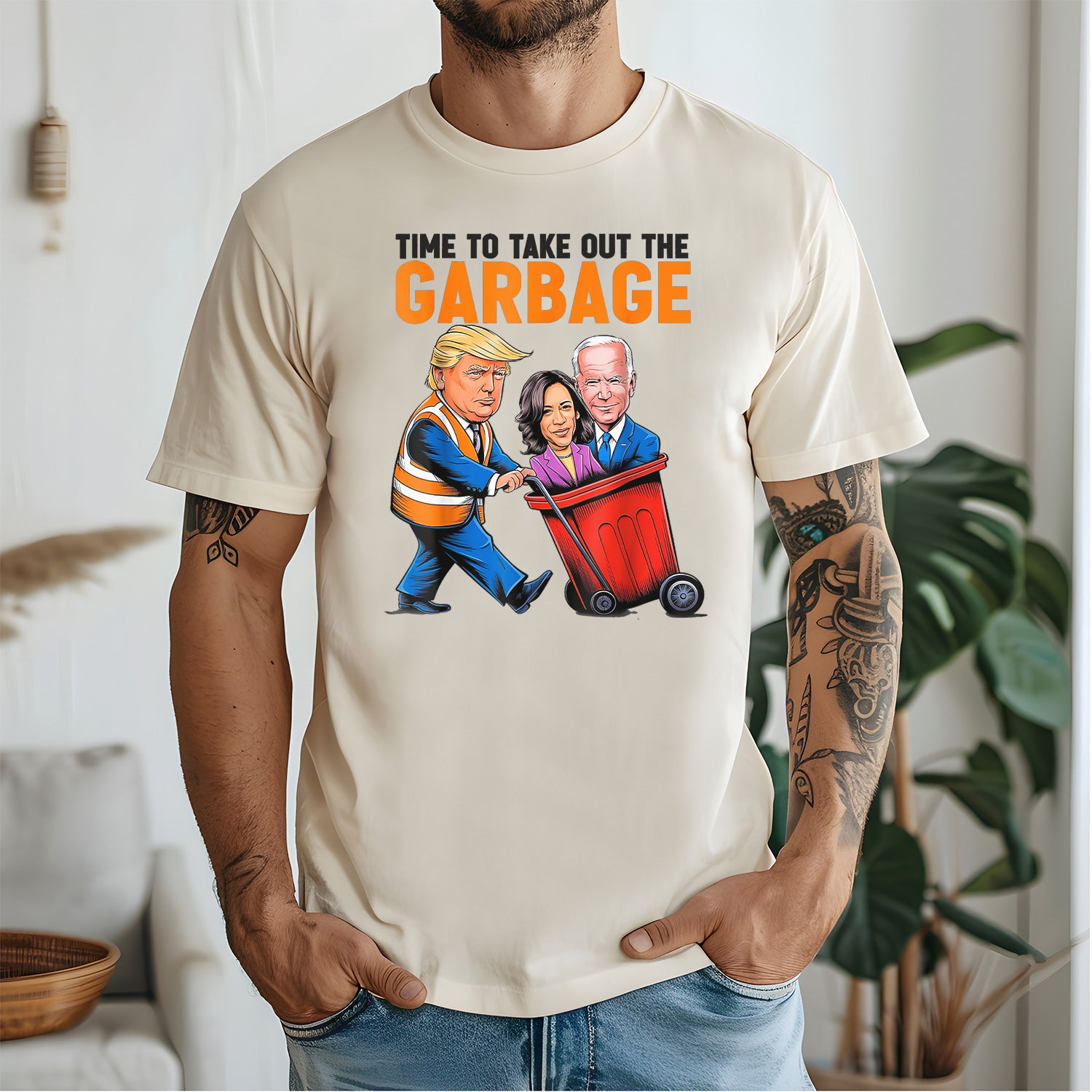 Time To Take Out The Garbage Tee – God Bless The USA