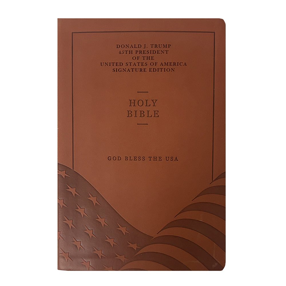 President Donald J. Trump Signature Edition Bible – God Bless The USA